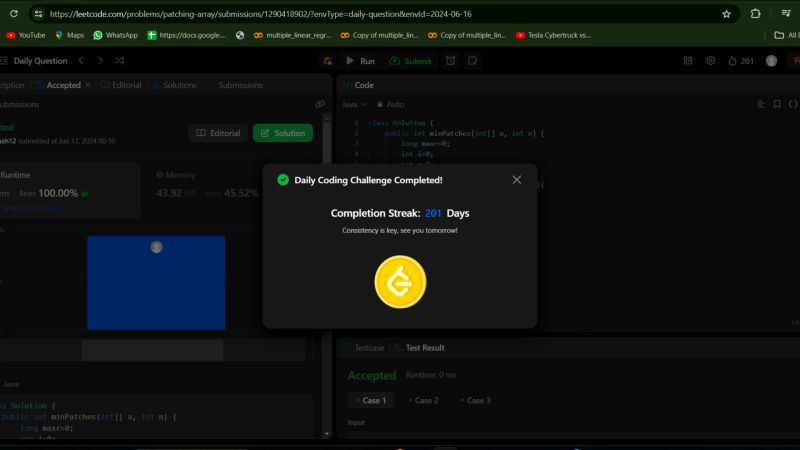 Abhash Tiwari on LinkedIn: #codingchallenge #200daysstreak # ... Abhash Tiwari on LinkedIn: #codingchallenge #200daysstreak # ...