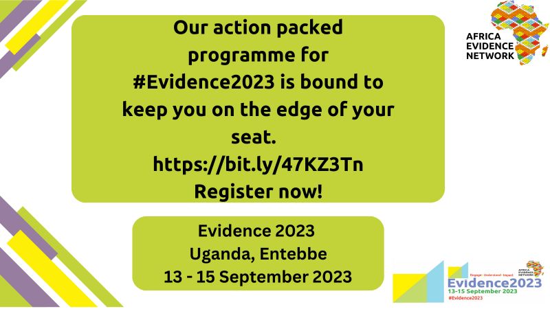 Africa Evidence Network (AEN) on LinkedIn: #evidence2023 Africa Evidence Network (AEN) on LinkedIn: #evidence2023