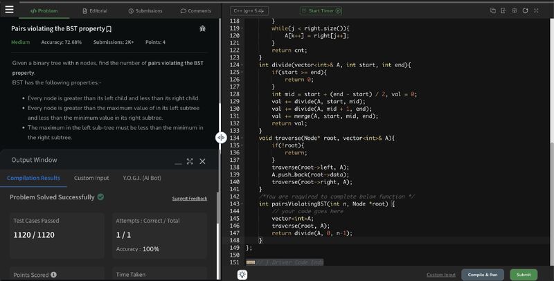 Day 18 of the #100DaysOfCodechallenge: GFG and BST property | ADARSH ... Day 18 of the #100DaysOfCodechallenge: GFG and BST property | ADARSH ...