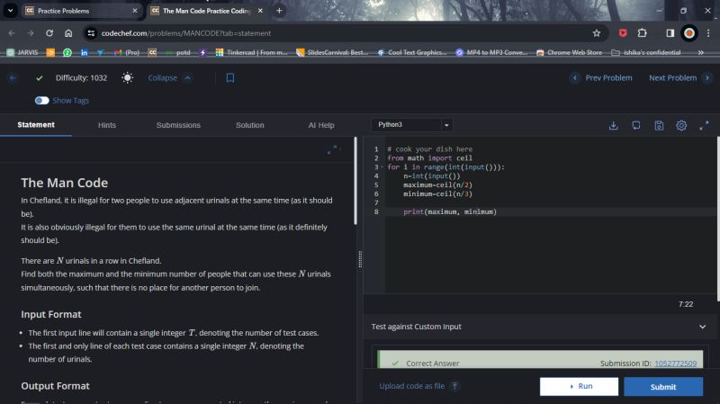 Aayush Talukdar on LinkedIn: #codechef #codingchallenge #pythoncoding # ... Aayush Talukdar on LinkedIn: #codechef #codingchallenge #pythoncoding # ...