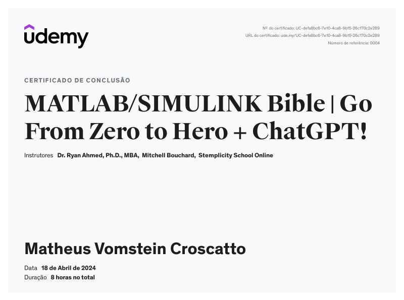 Matheus Vom Stein on LinkedIn: #matlab #simulink #chatgpt #engineering ... Matheus Vom Stein on LinkedIn: #matlab #simulink #chatgpt #engineering ...