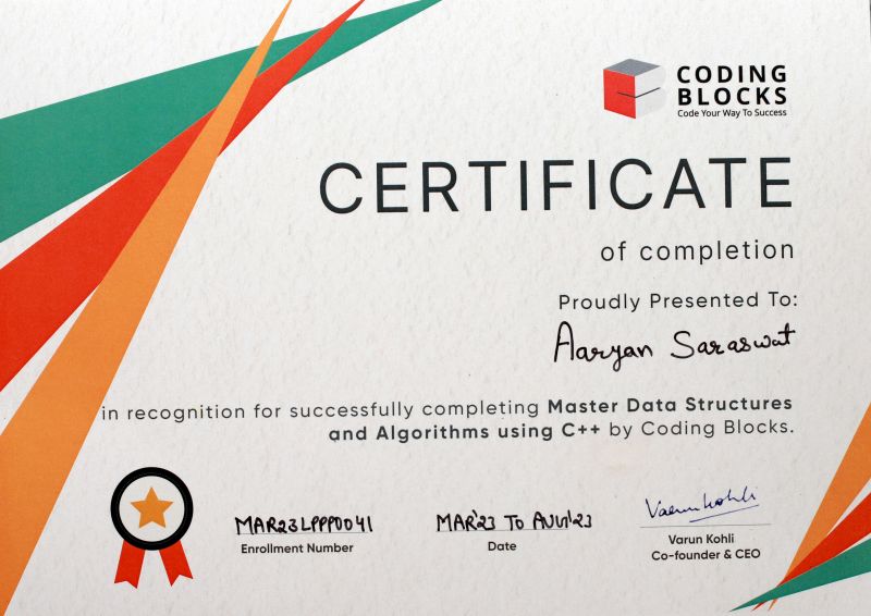 Aaryan Saraswat on LinkedIn: #datastructures #algorithms #codingblocks ... Aaryan Saraswat on LinkedIn: #datastructures #algorithms #codingblocks ...