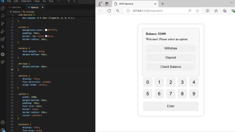 Ameer Hamza on LinkedIn: #html #css #atm_machine #codingproject # ... Ameer Hamza on LinkedIn: #html #css #atm_machine #codingproject # ...