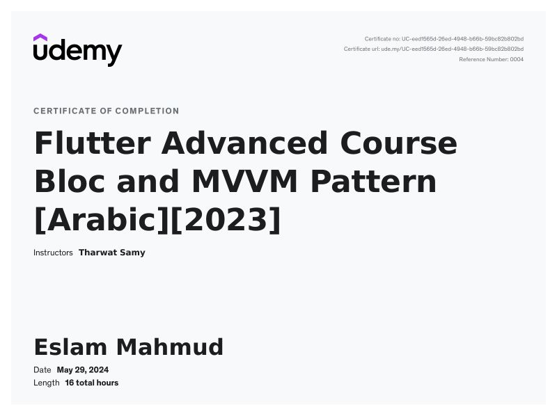 Eslam Mahmoud on LinkedIn: #flutter #dart #flutter_developer #udemy # ... Eslam Mahmoud on LinkedIn: #flutter #dart #flutter_developer #udemy # ...