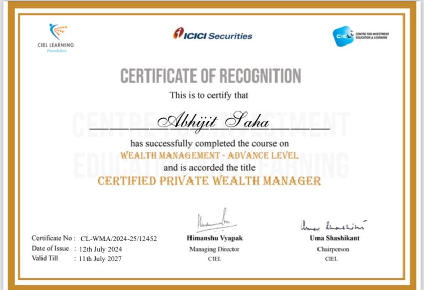 Abhijit Saha on LinkedIn: I’m happy to share that I’ve obtained a new ... Abhijit Saha on LinkedIn: I’m happy to share that I’ve obtained a new ...