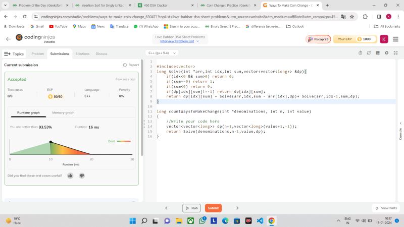 My coding challenge: Make Coin Change | Kartik Lohate posted on the ... My coding challenge: Make Coin Change | Kartik Lohate posted on the ...