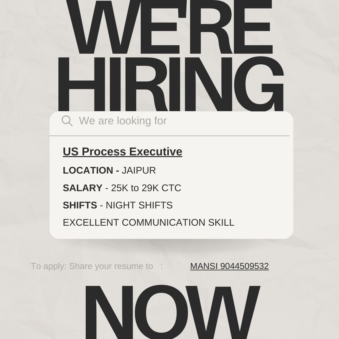 Mansi Singh on LinkedIn: #hiring #jaipur Mansi Singh on LinkedIn: #hiring #jaipur