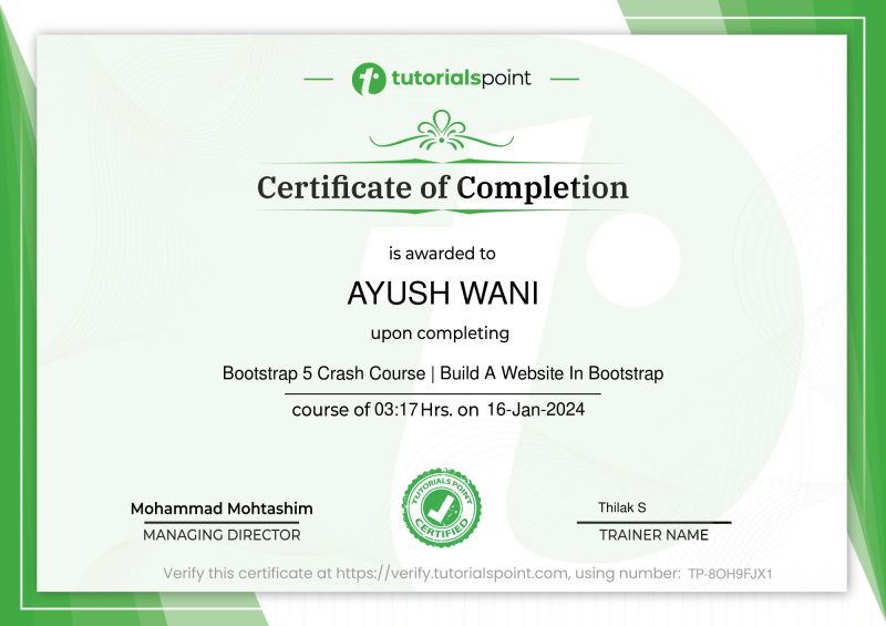 Ayush Wani on LinkedIn: #bootstrap5 #webdevelopment #website Ayush Wani on LinkedIn: #bootstrap5 #webdevelopment #website