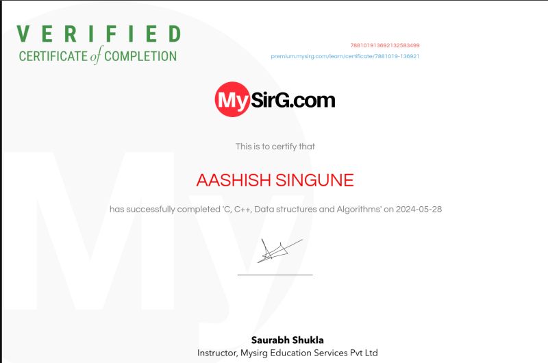 Aashish Singune on LinkedIn: #learningneverstops #programming #cpp # ... Aashish Singune on LinkedIn: #learningneverstops #programming #cpp # ...