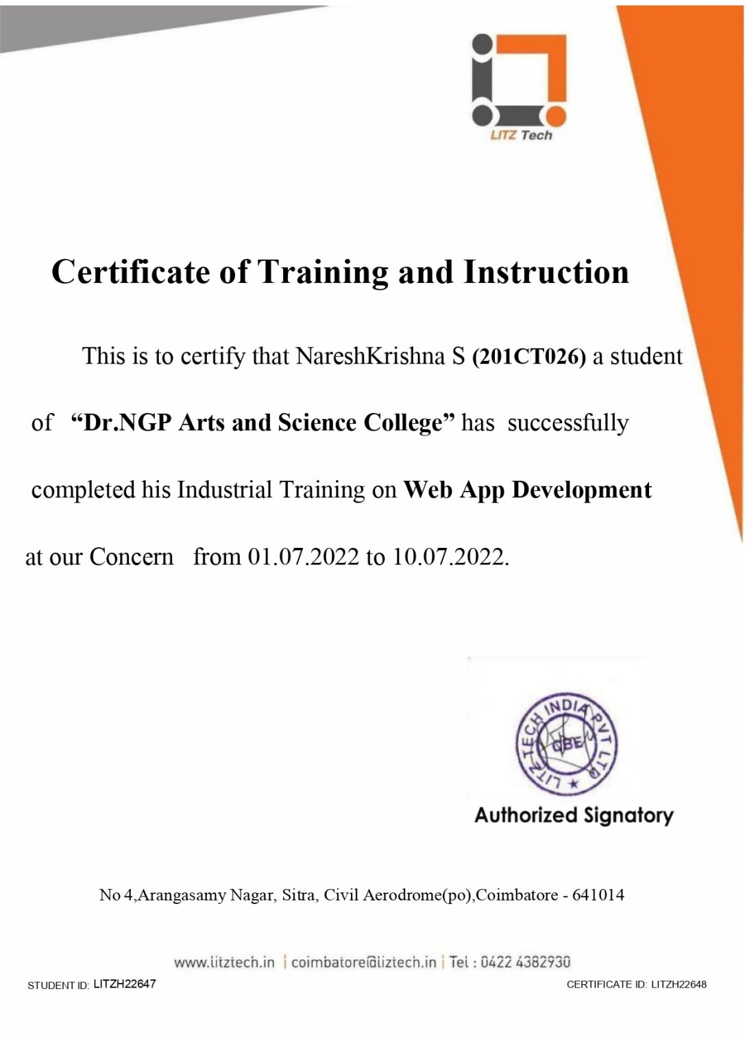 Naresh Krishna.S on LinkedIn: Excited to share my certificate 💥 Naresh Krishna.S on LinkedIn: Excited to share my certificate 💥