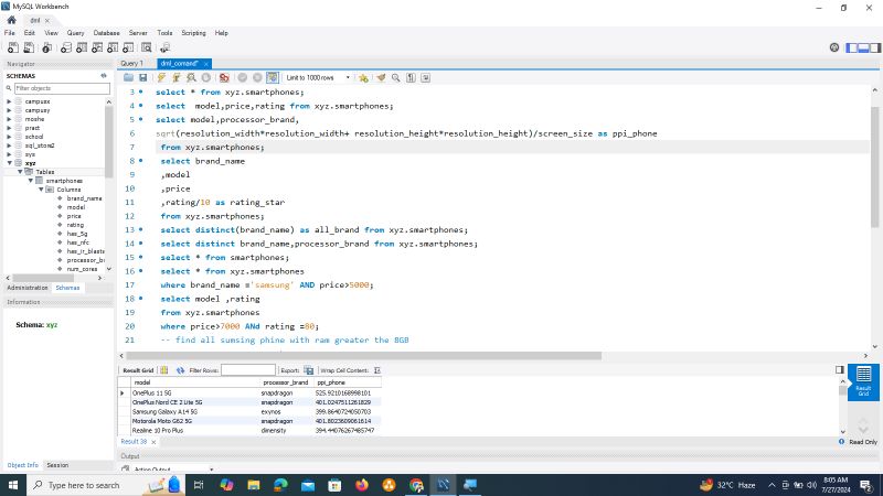 IRFAN ALI on LinkedIn: #sql #dataanalysis #mysql #dml #learningjourney ... IRFAN ALI on LinkedIn: #sql #dataanalysis #mysql #dml #learningjourney ...