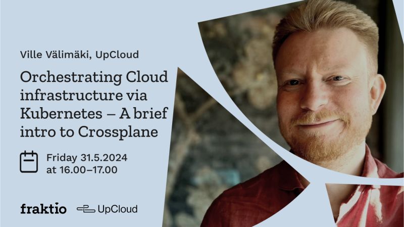 UpCloud on LinkedIn: Orchestrating Cloud infrastructure via Kubernetes ... UpCloud on LinkedIn: Orchestrating Cloud infrastructure via Kubernetes ...