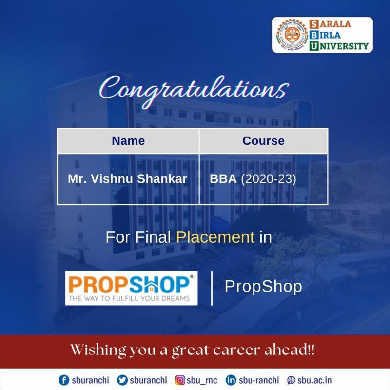 Ritesh Gupta on LinkedIn: Congratulations to Mr. Vishnu Shankar of BBA ... Ritesh Gupta on LinkedIn: Congratulations to Mr. Vishnu Shankar of BBA ...