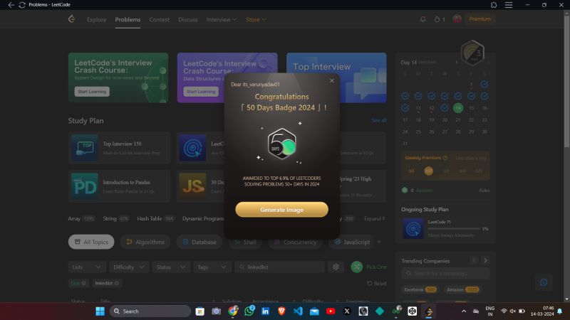 Varun Yadav on LinkedIn: #learningeveryday #learncoding #problemsolving ... Varun Yadav on LinkedIn: #learningeveryday #learncoding #problemsolving ...