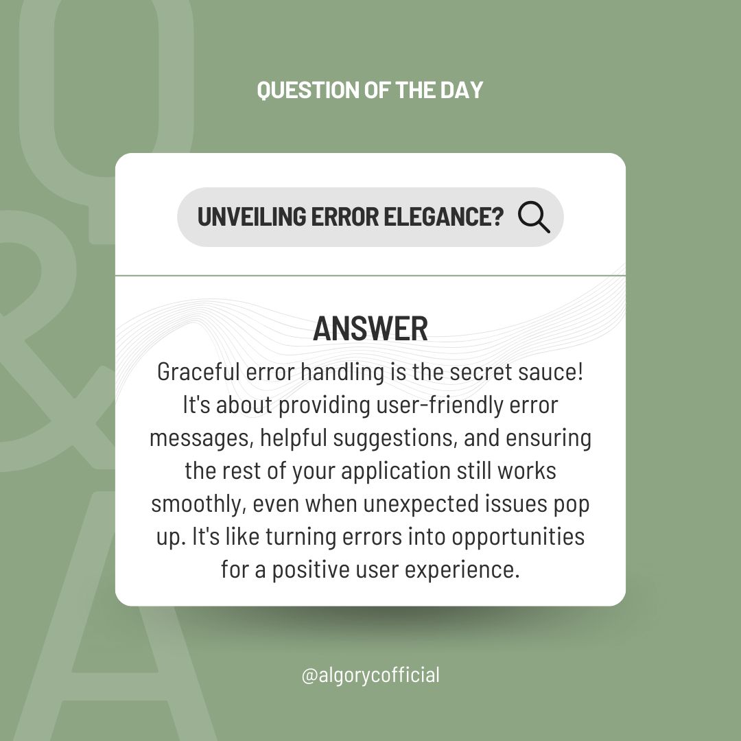 ALGORYC on LinkedIn: #algoryc #techtips #efficientcoding #errorhandling ... ALGORYC on LinkedIn: #algoryc #techtips #efficientcoding #errorhandling ...