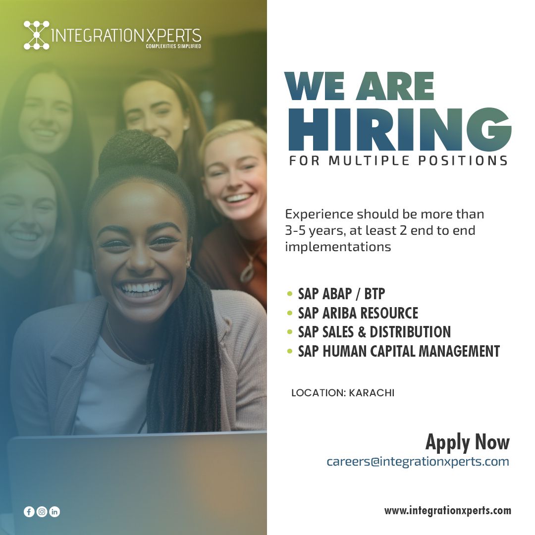 Integration Xperts on LinkedIn: #ix #applynow #saphcm #ariba #hiring # ... Integration Xperts on LinkedIn: #ix #applynow #saphcm #ariba #hiring # ...