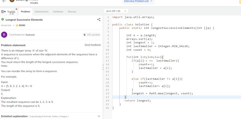 Yuvraj Singh on LinkedIn: #leetcode #codingninjas #algorithm #java # ... Yuvraj Singh on LinkedIn: #leetcode #codingninjas #algorithm #java # ...