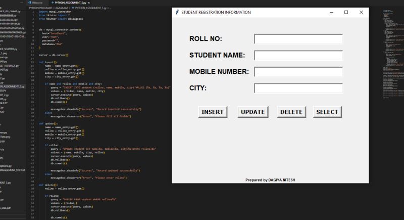 DAGIYA NITESH on LinkedIn: #programming #miniproject #database DAGIYA NITESH on LinkedIn: #programming #miniproject #database