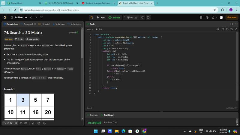 Akshar Tamboli on LinkedIn: #day36 #100daysofcoding #leetcode Akshar Tamboli on LinkedIn: #day36 #100daysofcoding #leetcode