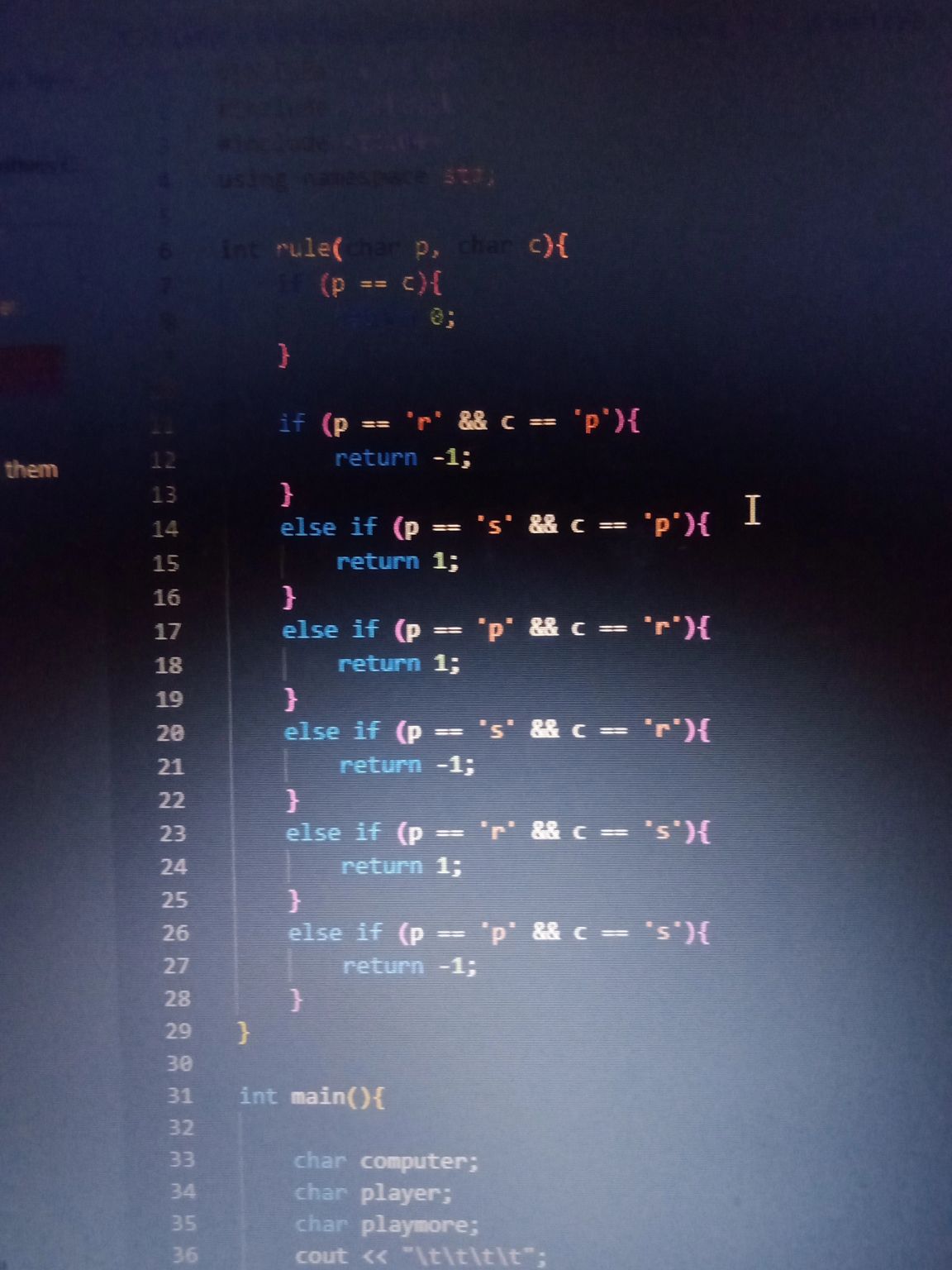 C++ program for Rock, Paper, Scissors game | Muhammad Shayan Ayub ... C++ program for Rock, Paper, Scissors game | Muhammad Shayan Ayub ...