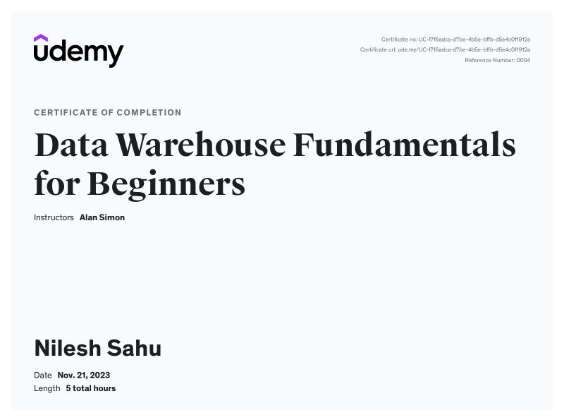 NILESH SAHU on LinkedIn: #datawarehouse #dataanalytics #continuouslearning NILESH SAHU on LinkedIn: #datawarehouse #dataanalytics #continuouslearning
