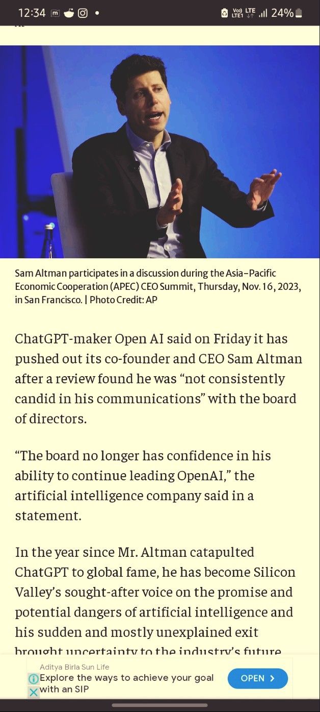 Raj Gupta on LinkedIn: #samaltman Raj Gupta on LinkedIn: #samaltman