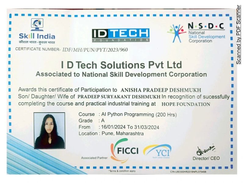 Anisha Deshmukh on LinkedIn: Completed my AI Python course. Ready to ... Anisha Deshmukh on LinkedIn: Completed my AI Python course. Ready to ...