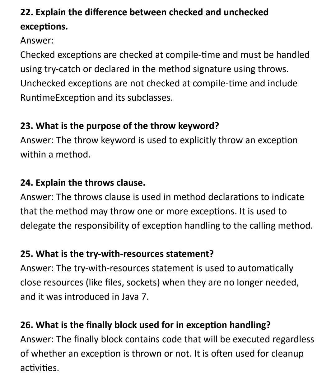 Satyam Singh Tomar on LinkedIn: #exceptionhandling #java Satyam Singh Tomar on LinkedIn: #exceptionhandling #java