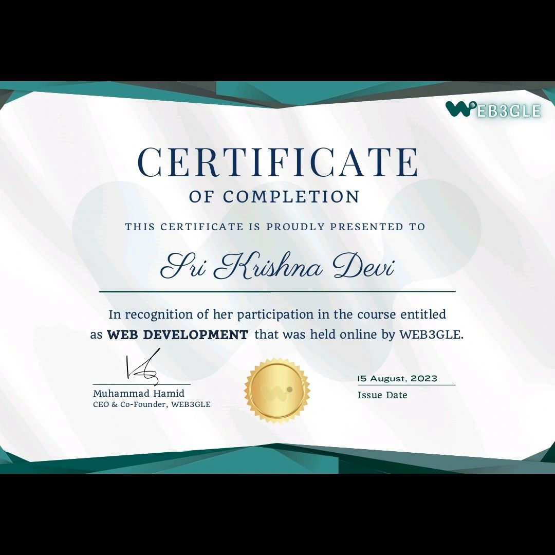 Sri Krishna Devi on LinkedIn: #html #css #javascript #bootstarp # ... Sri Krishna Devi on LinkedIn: #html #css #javascript #bootstarp # ...