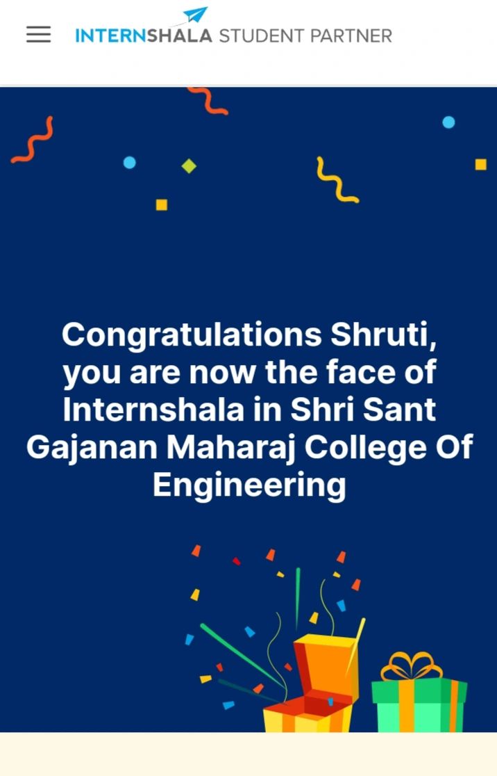 Shruti Bedarkar on LinkedIn: Excited to share I have been selected as a ... Shruti Bedarkar on LinkedIn: Excited to share I have been selected as a ...