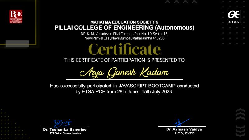 ARYA KADAM on LinkedIn: #javascript #webdevelopment #codingbootcamp # ... ARYA KADAM on LinkedIn: #javascript #webdevelopment #codingbootcamp # ...