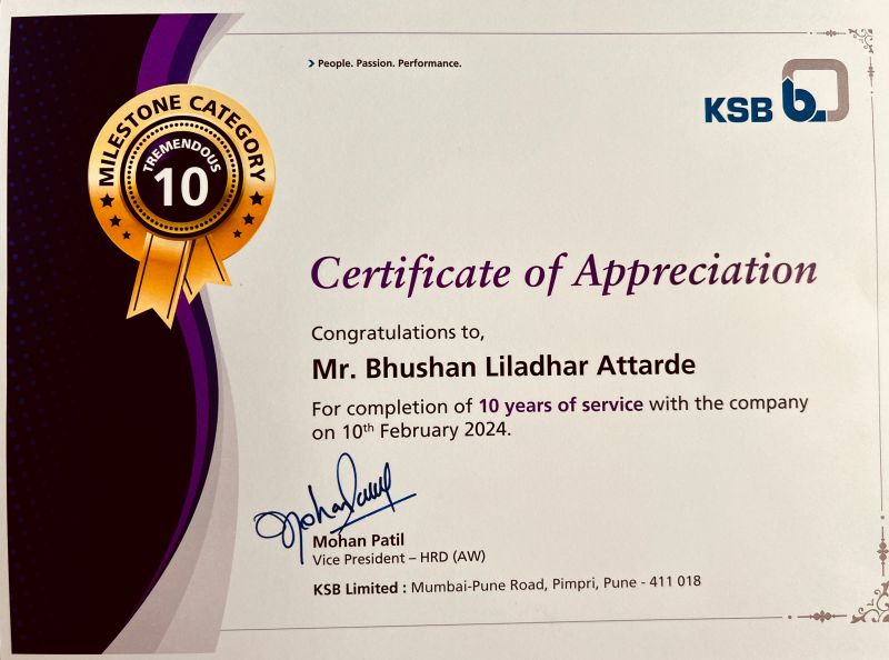 Bhushan Attarde on LinkedIn: I am delighted to receive the prestigious ... Bhushan Attarde on LinkedIn: I am delighted to receive the prestigious ...