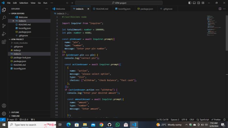 Malaika Zahid on LinkedIn: #coding #atm #innovation #genai #tech # ... Malaika Zahid on LinkedIn: #coding #atm #innovation #genai #tech # ...