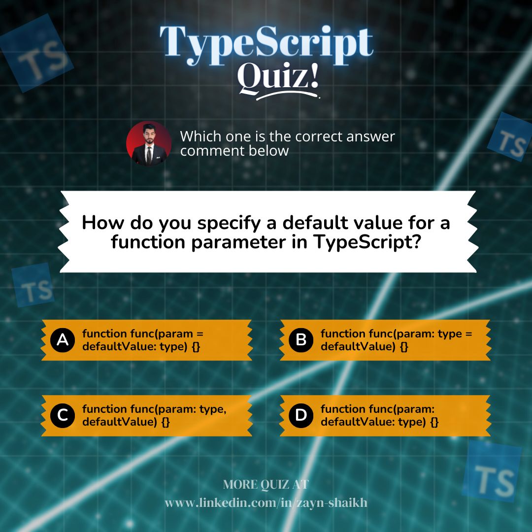 Zayn Shaikh on LinkedIn: #typescriptquiz #learningwithcode # ... Zayn Shaikh on LinkedIn: #typescriptquiz #learningwithcode # ...