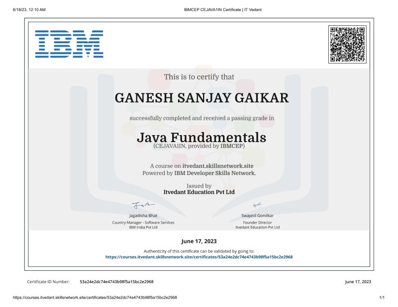 Ganesh Gaikar on LinkedIn: #corejava #programming #education Ganesh Gaikar on LinkedIn: #corejava #programming #education