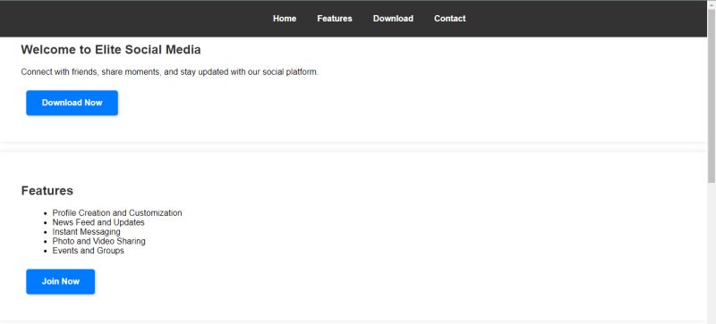 Created a responsive landing page for Elite Social Media | Aditya Mulay ... Created a responsive landing page for Elite Social Media | Aditya Mulay ...