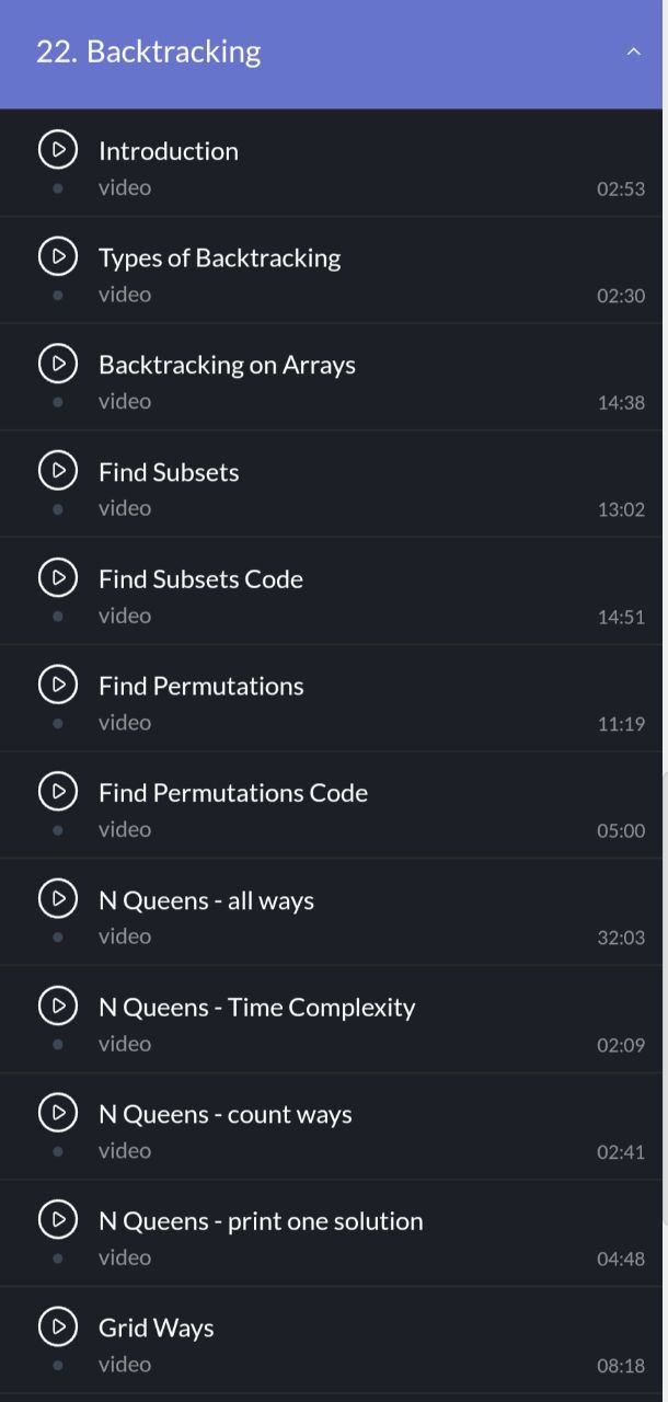Manas Mishra on LinkedIn: #100daysofcode #dsa #backtracking # ... Manas Mishra on LinkedIn: #100daysofcode #dsa #backtracking # ...