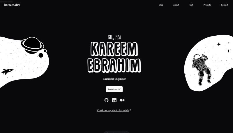 Kareem Ebrahim on LinkedIn: I just rewrote my website from Nextjs to ... Kareem Ebrahim on LinkedIn: I just rewrote my website from Nextjs to ...