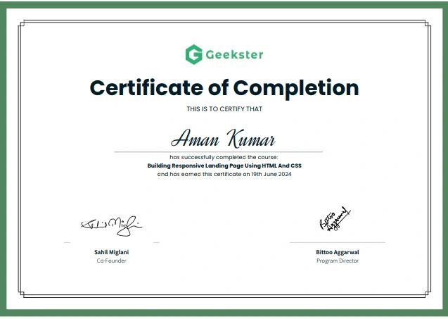 Aman Kumar on LinkedIn: #geekster #developer Aman Kumar on LinkedIn: #geekster #developer