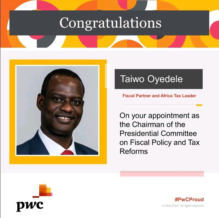 OLUMIDE OJO on LinkedIn: Mr Taiwo Oyedele, congratulations on this ... OLUMIDE OJO on LinkedIn: Mr Taiwo Oyedele, congratulations on this ...