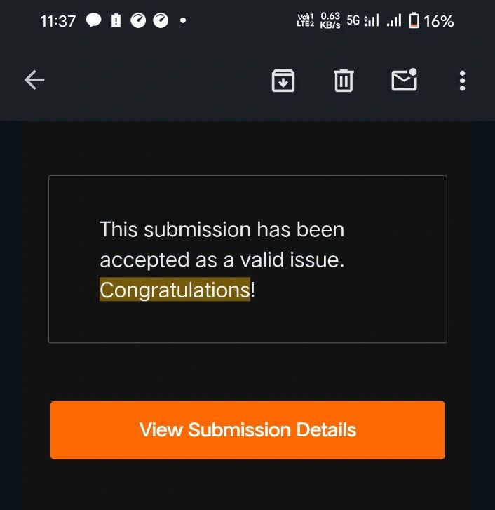 Atharva Joshi on LinkedIn: Valid Bug 🚀 Bugcrowd Atharva Joshi on LinkedIn: Valid Bug 🚀 Bugcrowd
