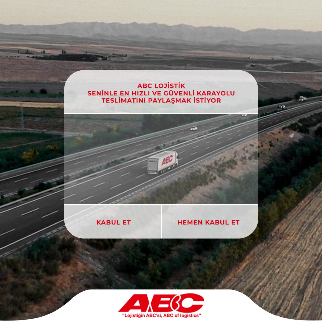 ABC Lojistik LinkedIn‘de: #abclojistik #abclogistic #karayolu ABC Lojistik LinkedIn‘de: #abclojistik #abclogistic #karayolu