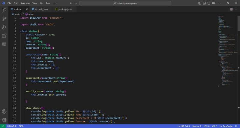 Ghaniya Khan on LinkedIn: #ts #js #typescript #management #system #project Ghaniya Khan on LinkedIn: #ts #js #typescript #management #system #project