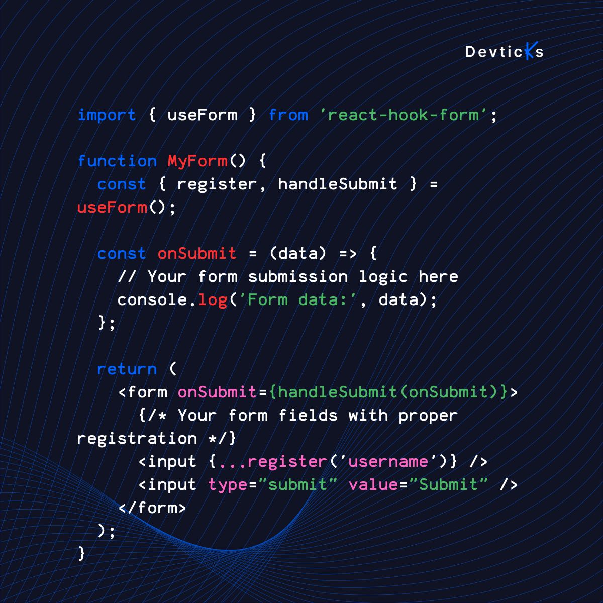 Anum Naveed on LinkedIn: #reacthookforms #reactjs #frontenddevelopment ... Anum Naveed on LinkedIn: #reacthookforms #reactjs #frontenddevelopment ...