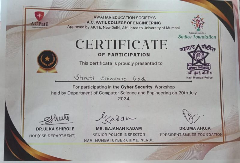 Shruti Gaddi on LinkedIn: #cybersecurity #learning #techskills # ... Shruti Gaddi on LinkedIn: #cybersecurity #learning #techskills # ...