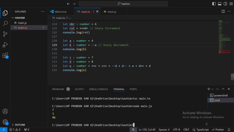 Hashim Ali on LinkedIn: 7)Unary operators: Unary operators are… Hashim Ali on LinkedIn: 7)Unary operators: Unary operators are…