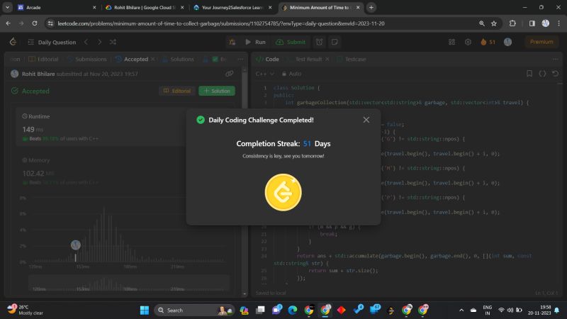 Rohit Bhilare on LinkedIn: #leetcodechallenge #codingjourney #leetcode ... Rohit Bhilare on LinkedIn: #leetcodechallenge #codingjourney #leetcode ...