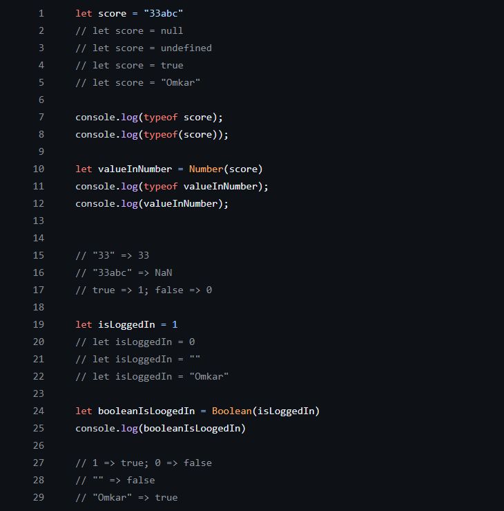 My JavaScript journey: data type conversions | Omkar Shinde posted on ... My JavaScript journey: data type conversions | Omkar Shinde posted on ...