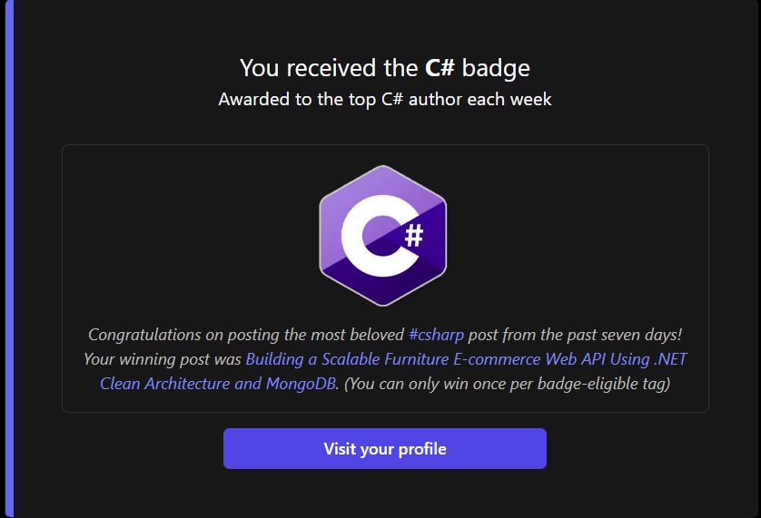Matthew Odumosu on LinkedIn: #csharp #dotnet #cleanarchitecture # ... Matthew Odumosu on LinkedIn: #csharp #dotnet #cleanarchitecture # ...
