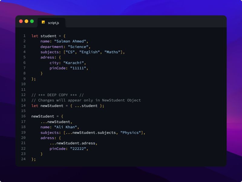 Salman Ahmed on LinkedIn: #javascript #learningjourney #coding #programming Salman Ahmed on LinkedIn: #javascript #learningjourney #coding #programming